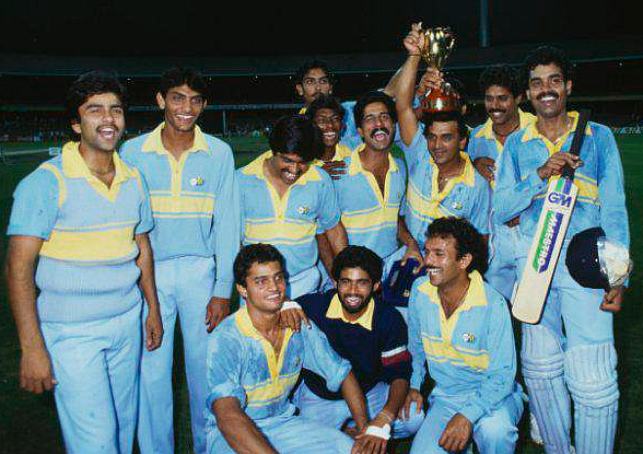 In Pictures Evolution Of Indias Cricket Jersey From 1985 To 2017
